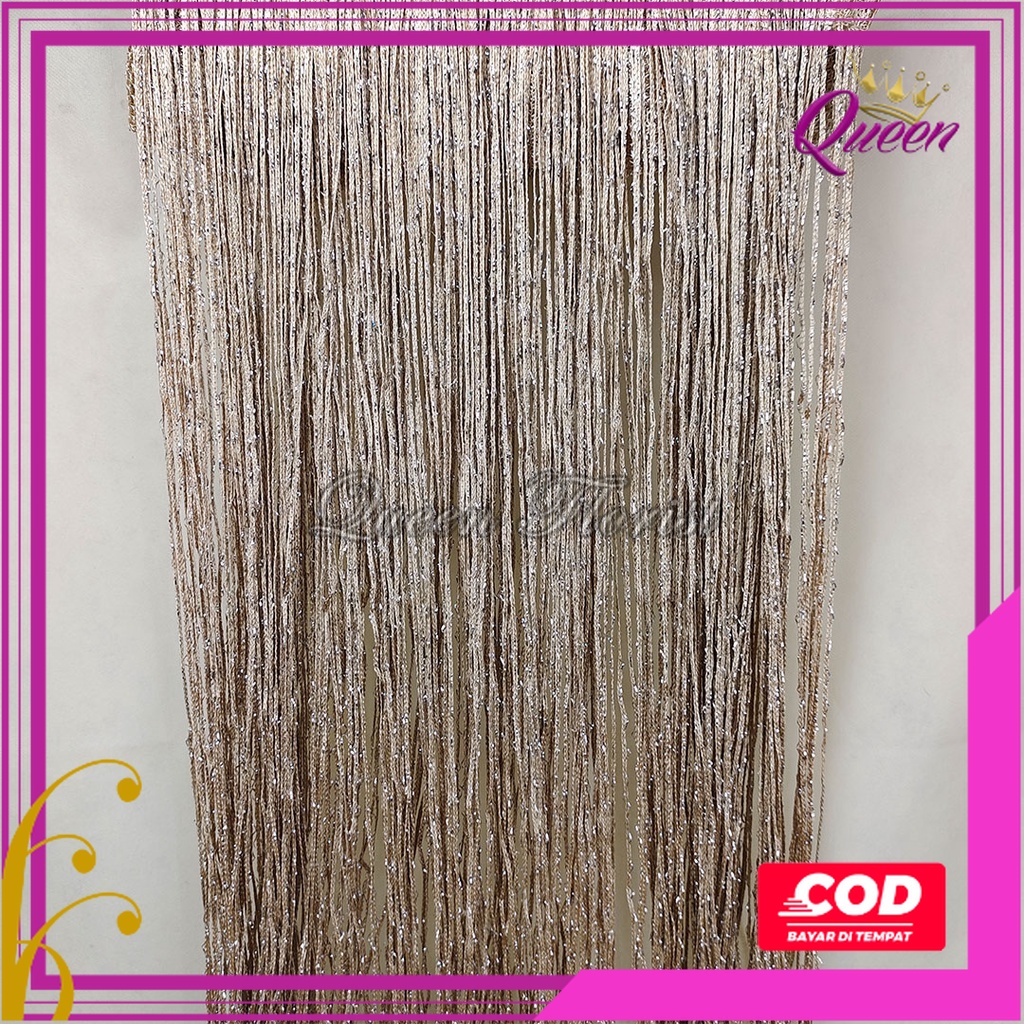 Jual Tirai Benang Glitter 1m x 2m Dekorasi Ruangan dan Dekorasi ...