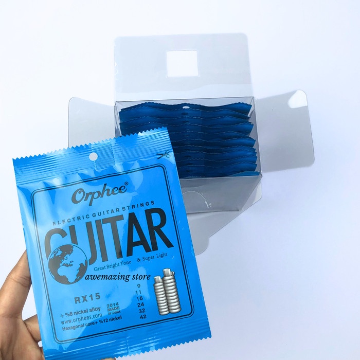 Jual Orphee RX15 Electric Strings Set Senar Gitar Elektrik 009 | Shopee ...