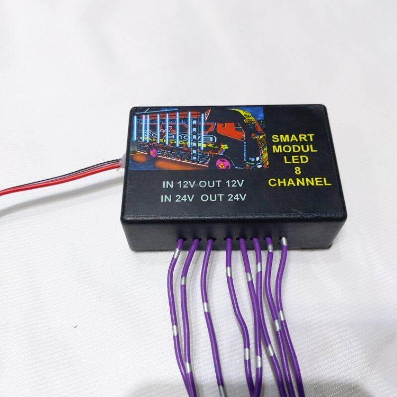 Jual MODUL KANAL BAK 8 MODE 12V-24V MODUL LAMPU KEDIP BLITZ PESAWAT ...
