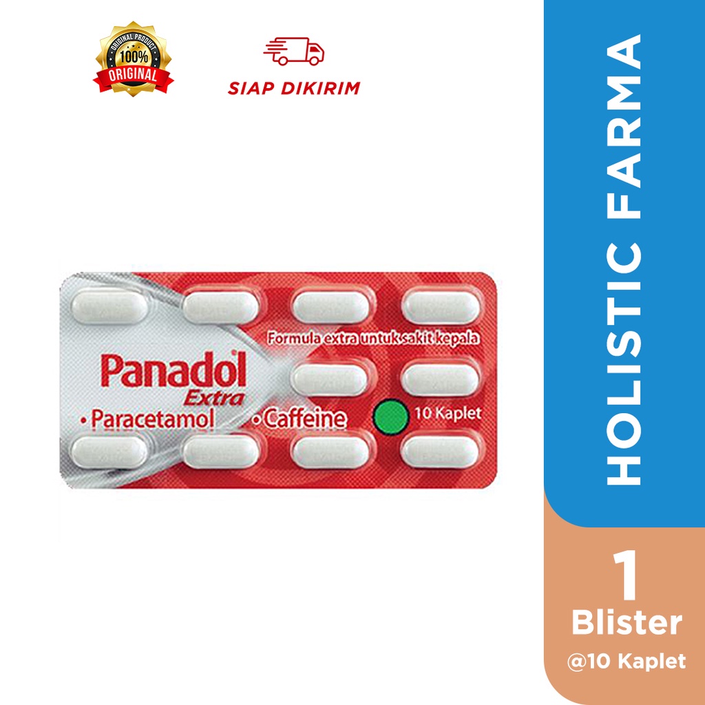 Jual Panadol Extra 500 mg 1 Blister @ 10 Kaplet | Obat Sakit Kepala dan ...