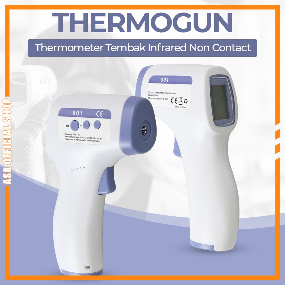 Jual Thermogun Thermometer Tembak Infrared Pengukur Suhu Tubuh Digital ... Jual Thermogun Thermometer Tembak Infrared Pengukur Suhu Tubuh Digital ...