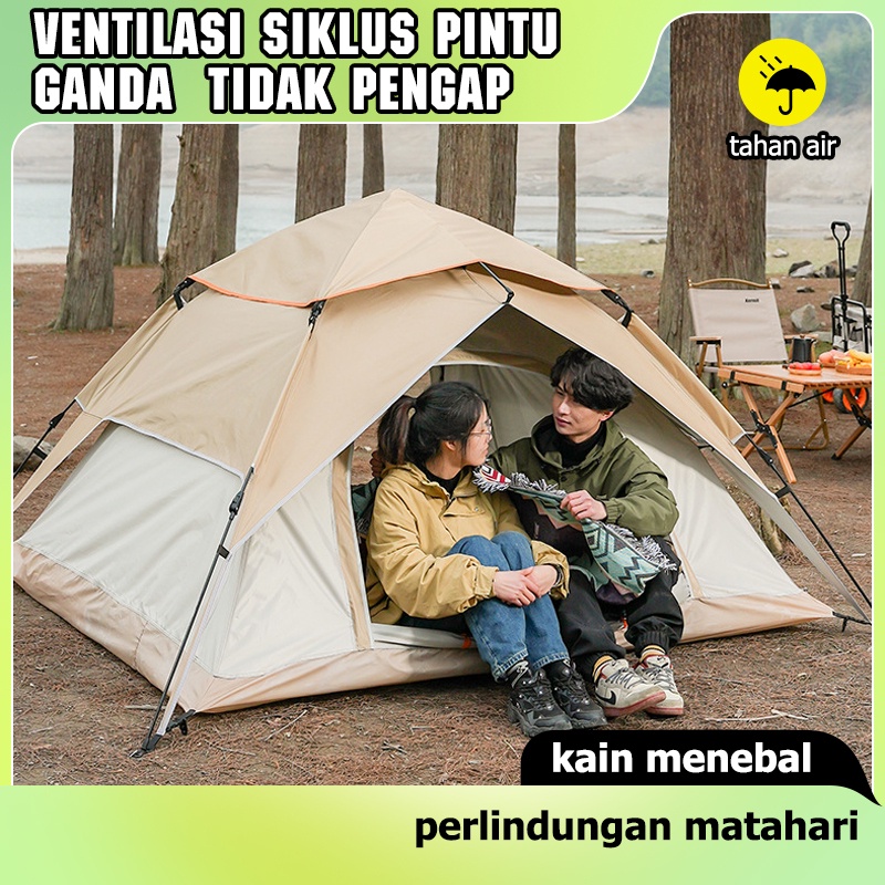 Jual Tenda camping 4 orang doubel layar tenda camping 4 orang tenda ...