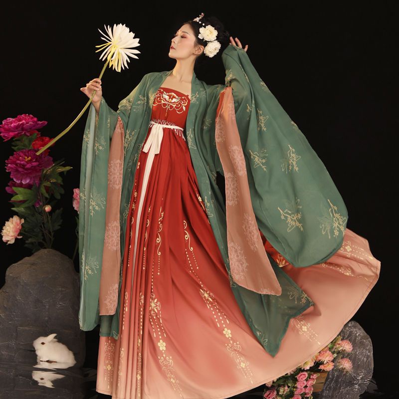 Jual Madam Qing, Tang Dynasty Hanfu FemaleWomen's Song style double ...