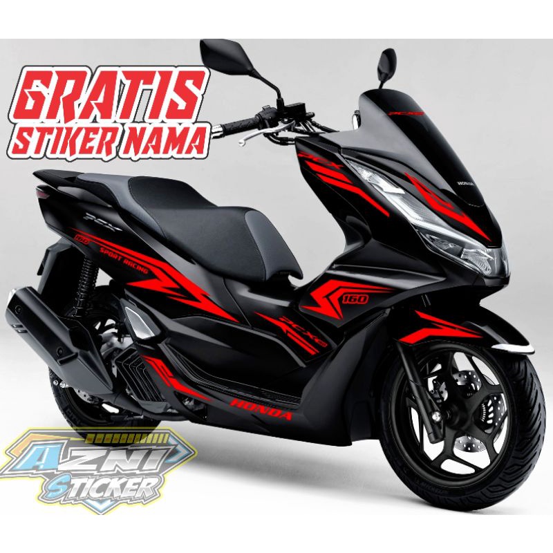 Jual COD striping pcx 160, stiker cutting list bodi honda pcx 160 ...
