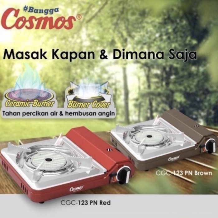 Jual Cosmos Kompor Gas Portable CGS-123P - Merah | Shopee Indonesia