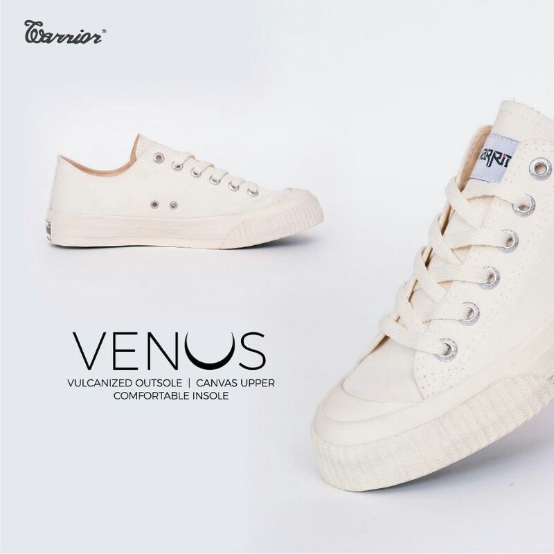 Jual WARRIOR VENUS LOW WHITE PRIA DAN WANITA 100% ORIGINAL MADE IN ...