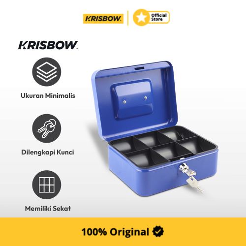 Jual Krisbow Cash Box 20X16X9 cm - Biru Kw20-48 | Shopee Indonesia