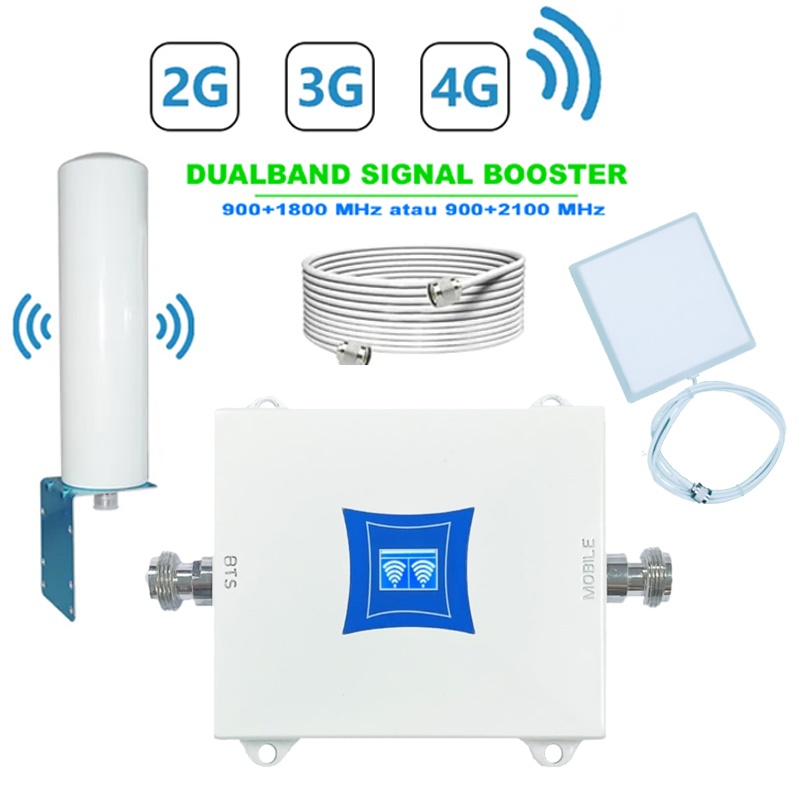 Jual PAKET ANTENA PANEL DUAL BAND PENGUAT SINYAL HP GSM DUALBAND 900 +1800 atau 900 + 2100 ...