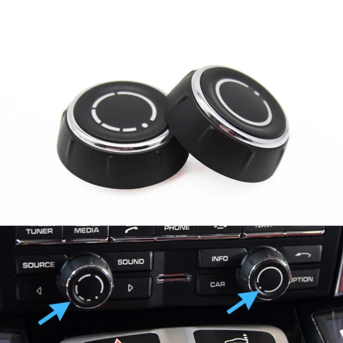 Jual Porsche Cayenne Panamera 911 Tombol Audio Volume Knob Cover CD ...