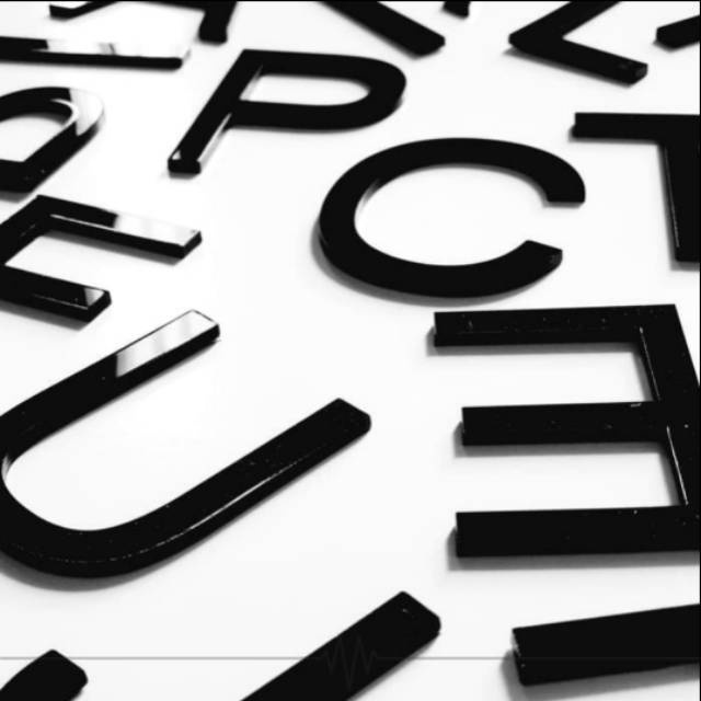 Jual Letter Huruf Timbul Akrilik 2mm | Shopee Indonesia