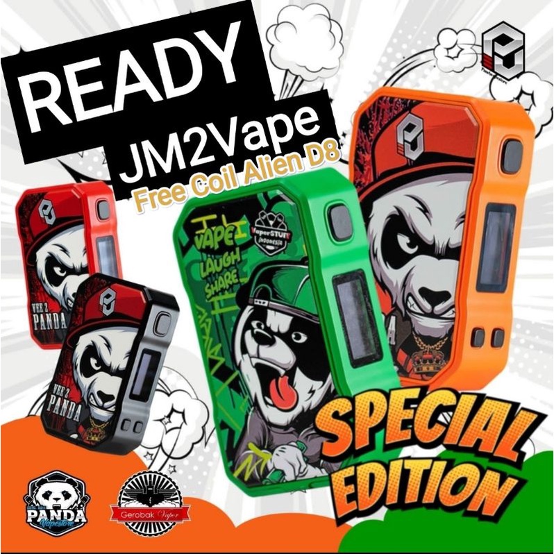 Jual Mod DOPVO PANDA Vee 2 Original include bonus Spare Coil | Shopee ...