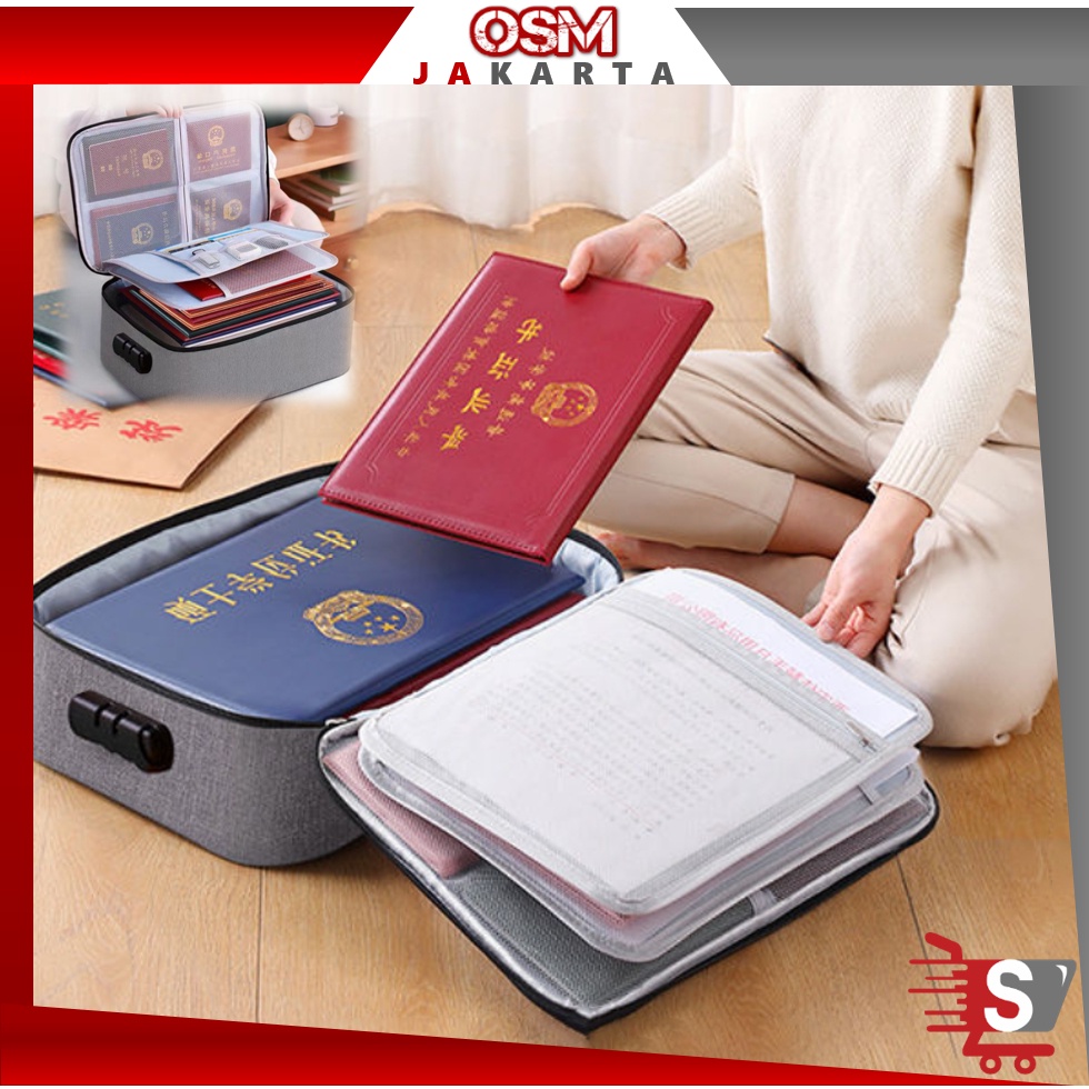 Jual OSM JKT H5962 Tempat Penyimpanan Dokumen / Tas Dokumen Multifungsi ...