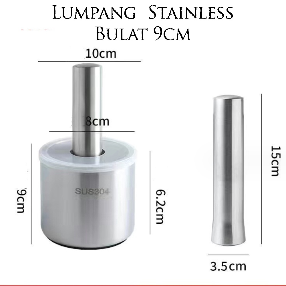 Jual Lumpang Stainless | Tumbukan Stainless | Tumbukan Cobek Stainless ...