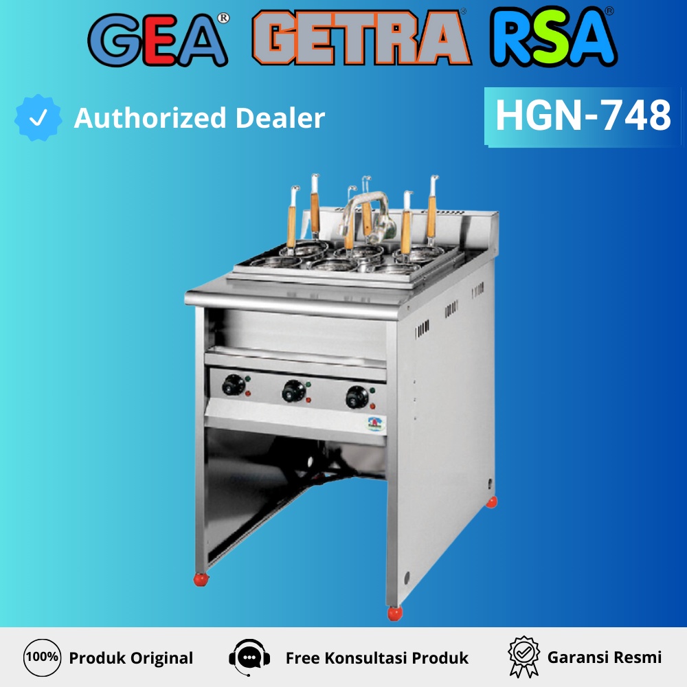 Jual Getra Hgn-748 Gas Noodle Cooker 3 Tank Garansi Resmi | Shopee Indonesia
