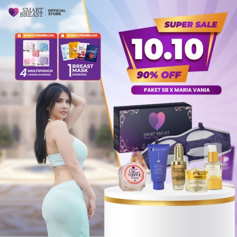 Jual Smart Breast x Maria Vania [ Paket Perawatan Payudara & Bokong Terbaik | Shopee Indonesia