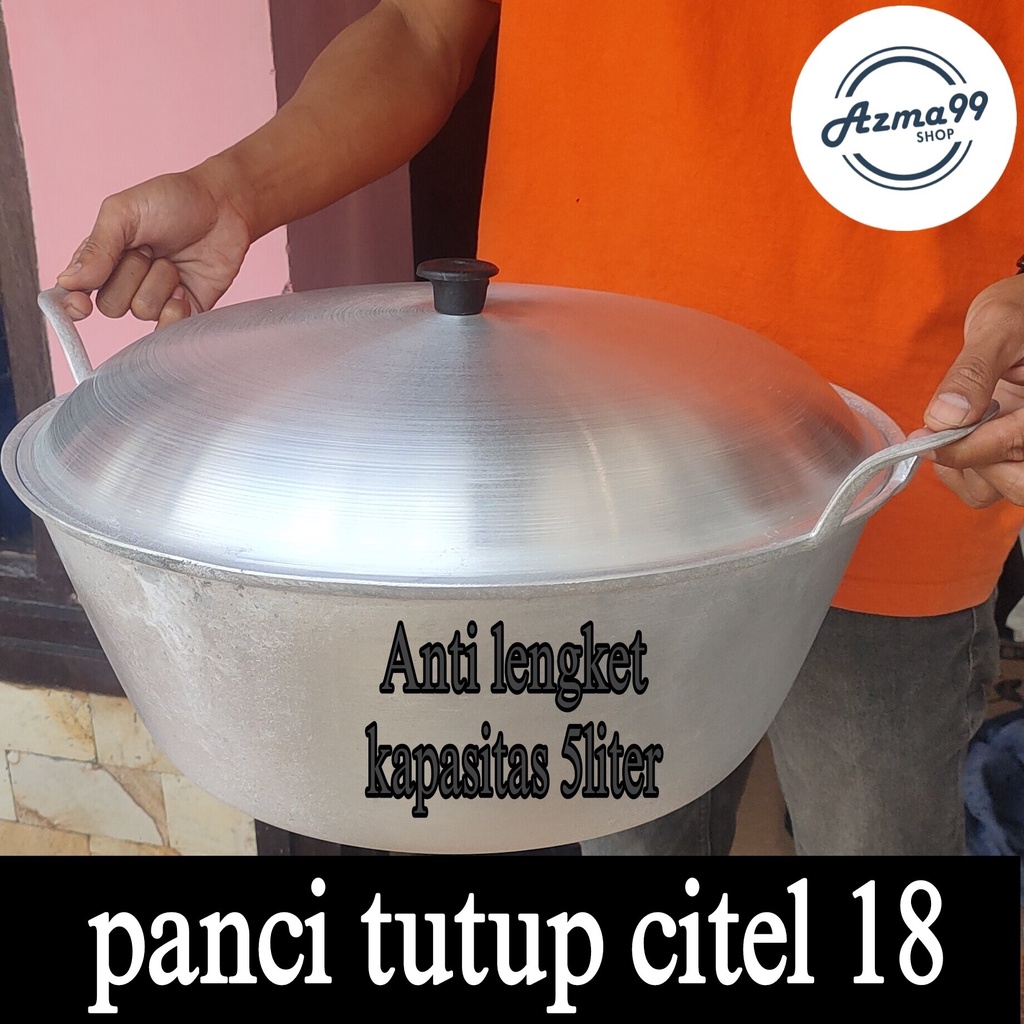 Jual Panci Jumbo Citel no 18 Kapasitas 5 Liter Dijamin Anti lengket ...