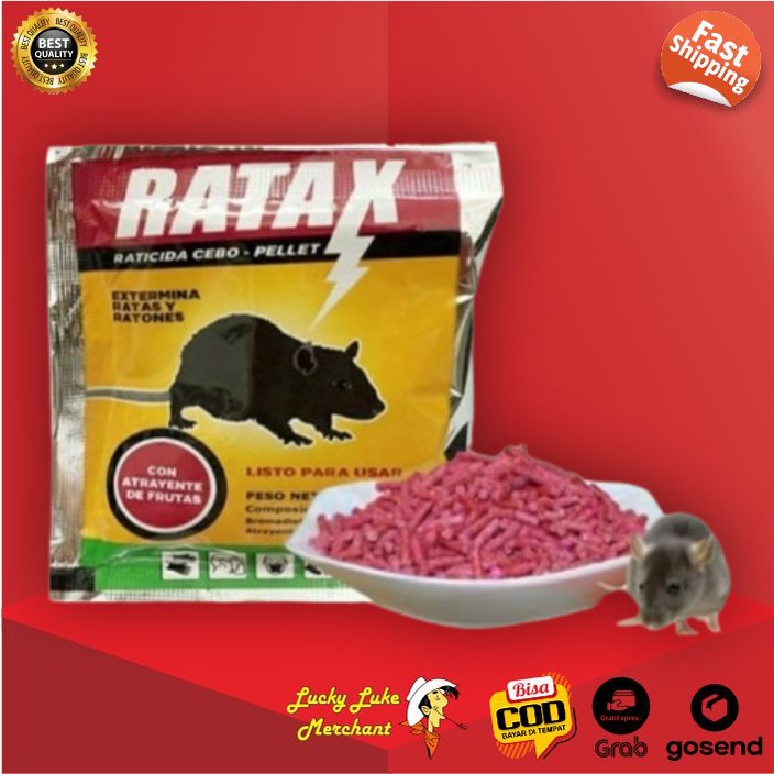 Jual Isi Lebih Banyak Racun Tikus Ampuh RataX Rat Mouse Mice Repellent ...