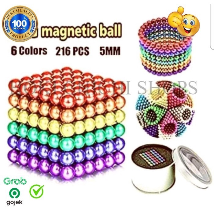Jual Minicool Mainan Magnetic stick bucky Ball ORIGINAL CC | Shopee ...