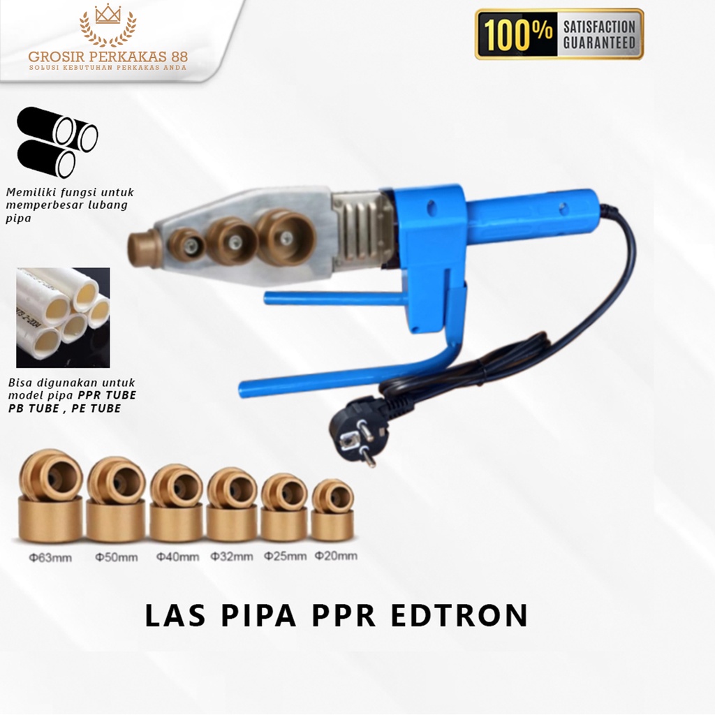 Jual Mesin Las Pipa Ppr Alat Penyambung Pemanas Pemotong Edtron ...