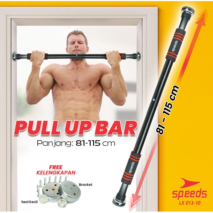 Jual SPEEDS Pull Up Bar Push Up Bar Alat Olahraga Fitness Multifungsi ...