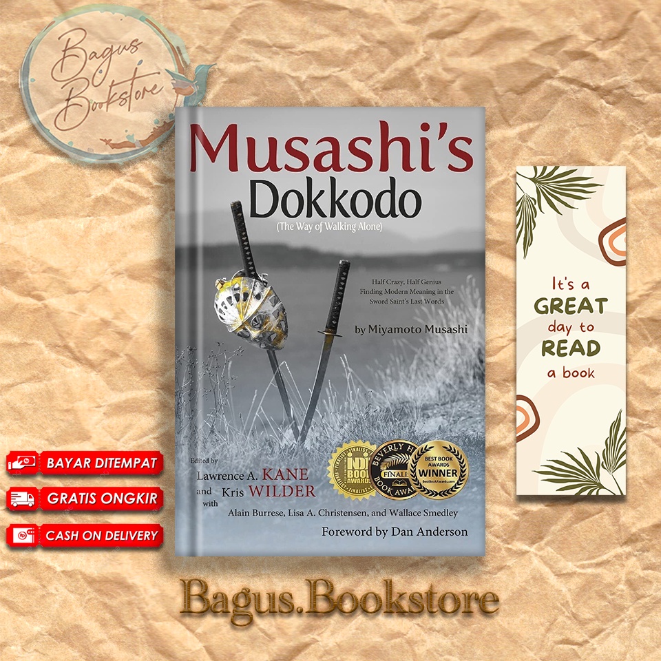 Jual Musashi's Dokkodo (The Way of Walking Alone) - Miyamoto Musashi ...