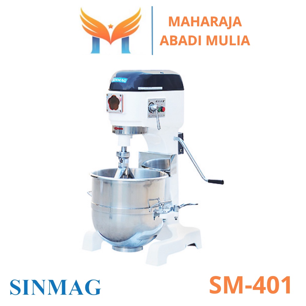 Jual Planetary Mixer Sinmag Sm-401 Mixer 40 Liter 4kg Tepung | Shopee Indonesia