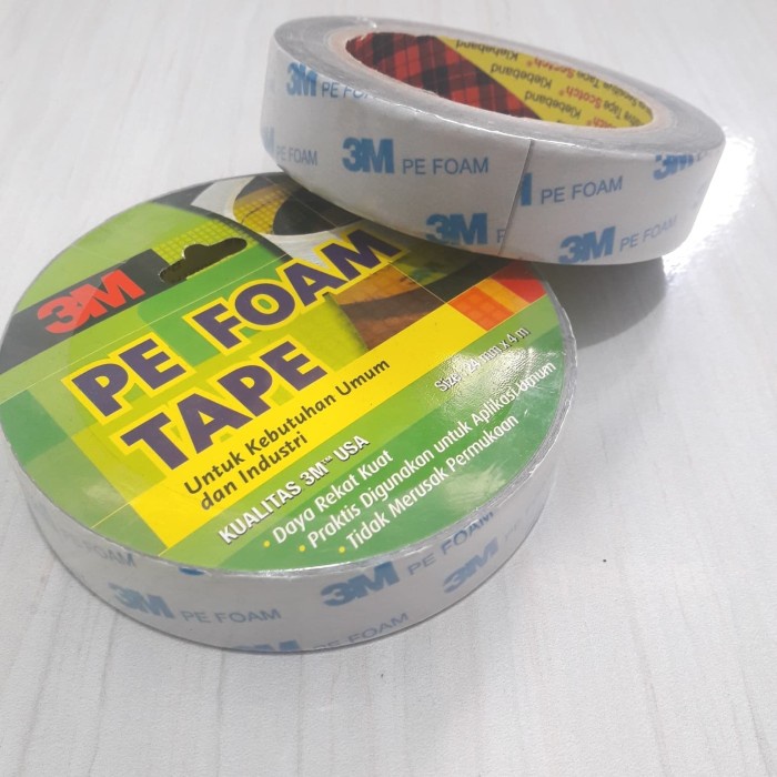 Jual Double tape PE foam 3m 24mmx4m dobel tip perekat dinding mobil ...
