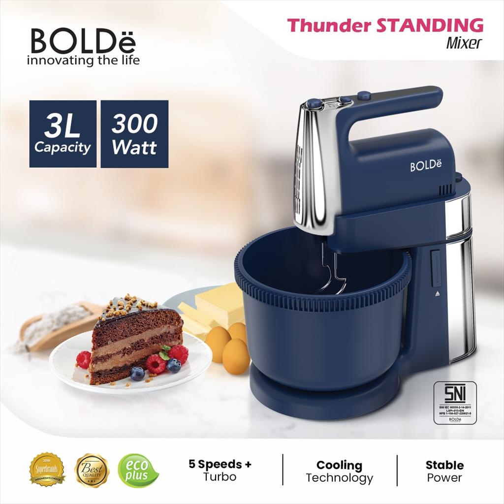 Jual BOLDe Thunder Standing - Stand Mixer Kapasitas 3 Liter 300 Watt ...