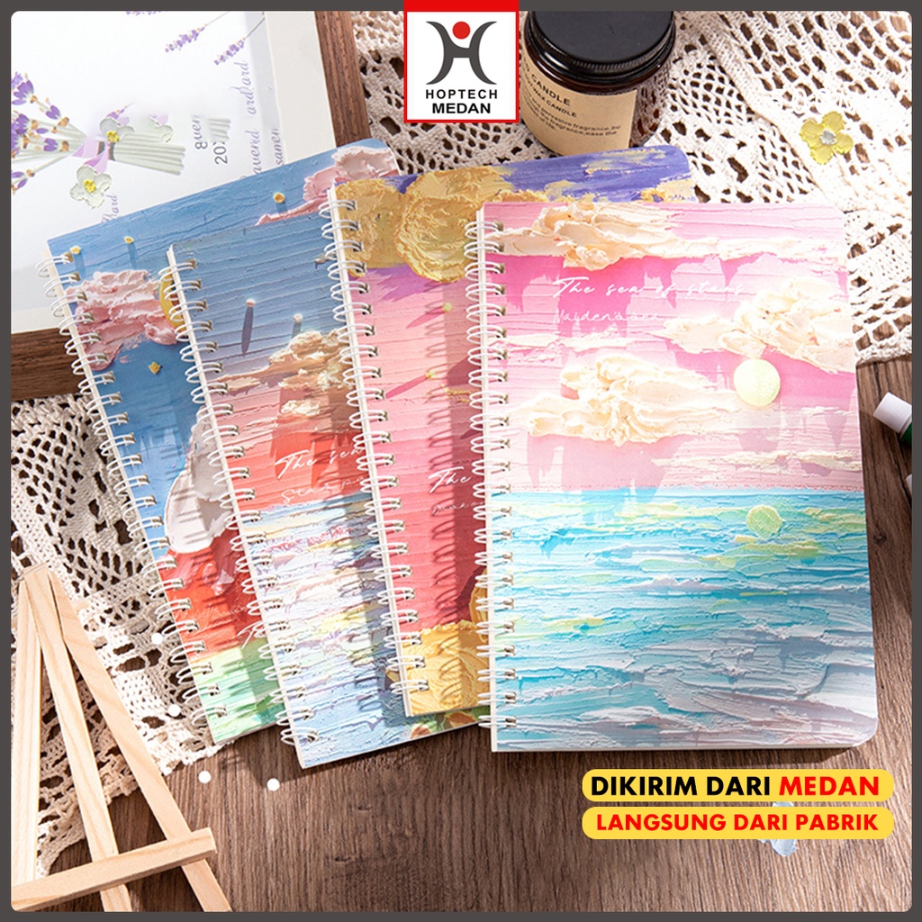 Jual Hoptech Medan - AIMILO Lucu Buku Tulis A5 Notebook Mini Alat Tulis ...