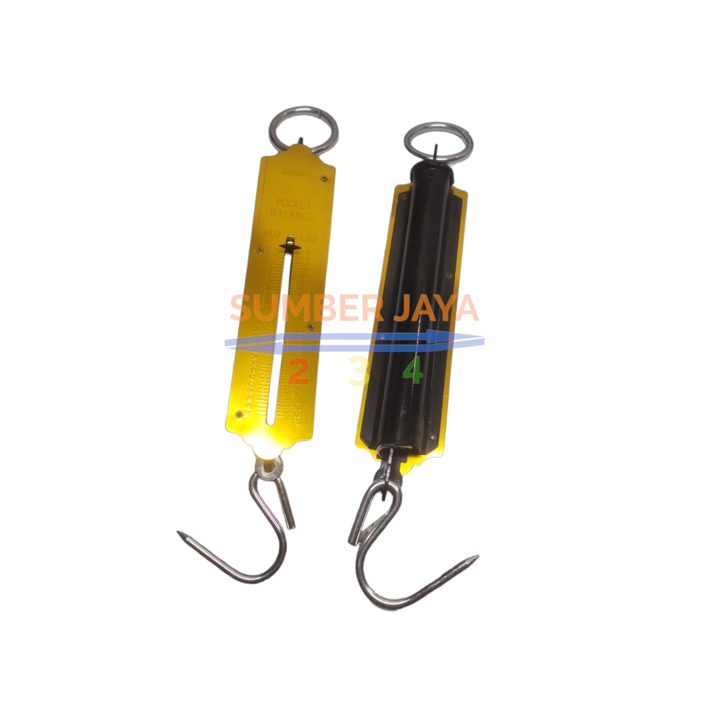 Jual Timbangan Gantung Per 50kg / Timbangan Gantung Pegas Tarik Manual ...