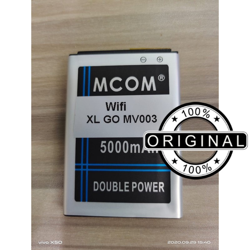 Jual Battery Batre Baterai Double Power Mcom Modem Wifi Mifi Movimax MV003 XL Go Kapasitas 5000 ...
