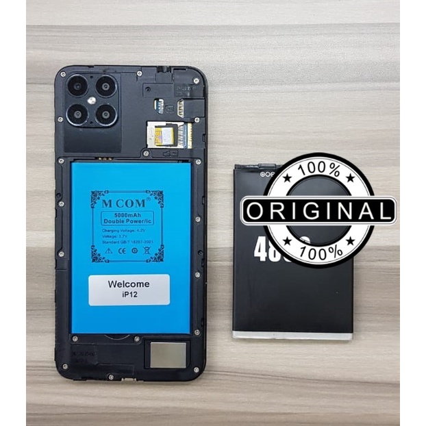 Jual Battery Batere Batre Baterai Double Power Mcom Welcome ip12 ip 12 Kapasitas 5000 Mah ...