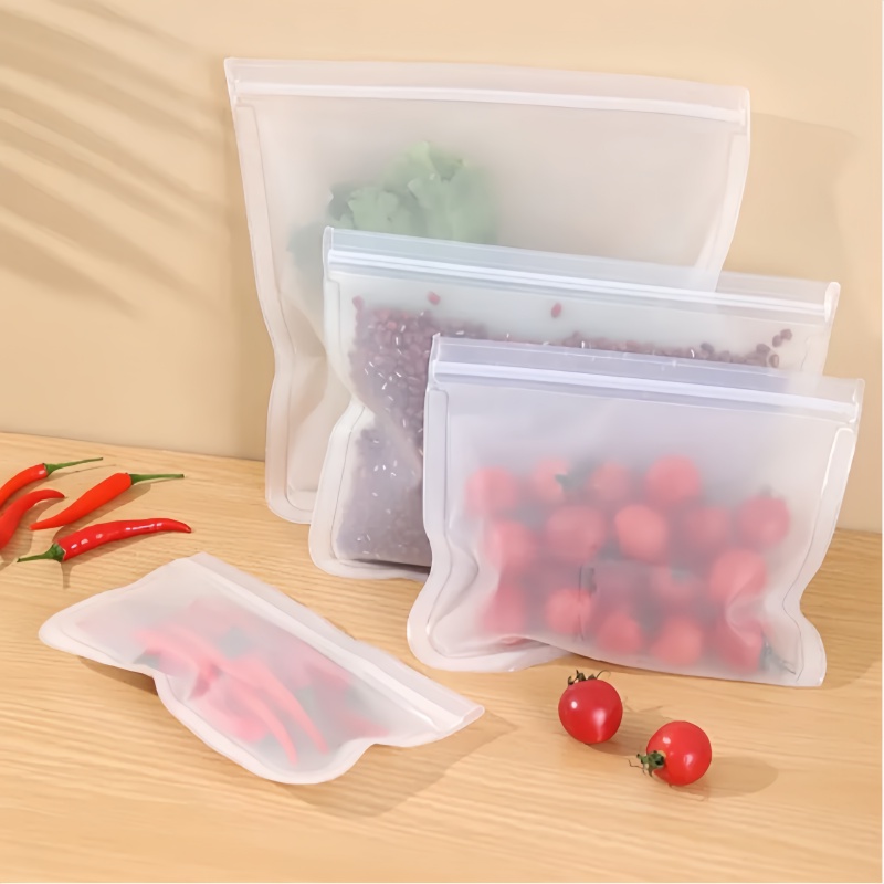 Jual Ziplock Food Storage Pouch Penyimpanan Makanan Kulkas Reusable ...