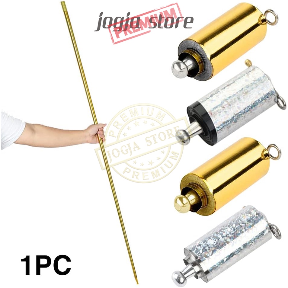 Jual Tongkat Sulap Appearing Metal Cane Magic Trick 110cm-150cm Spring ...