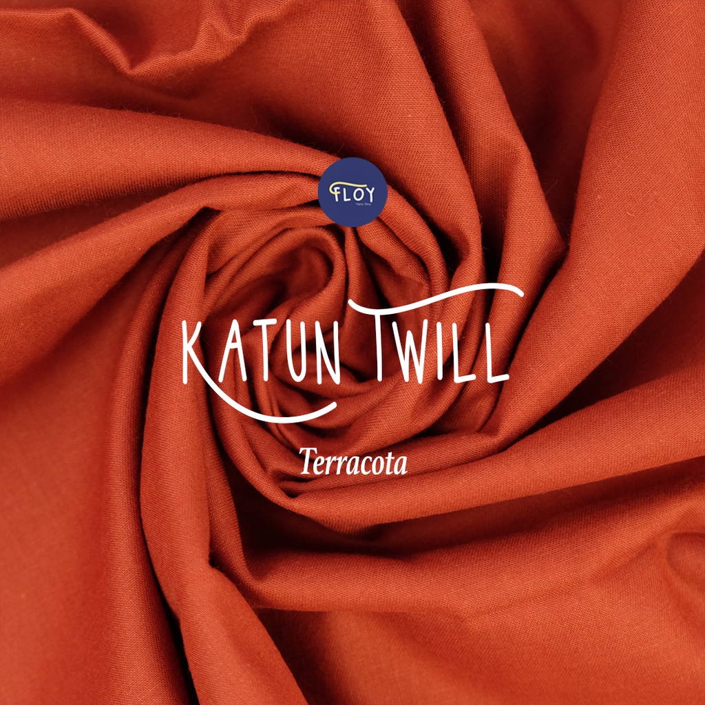 Jual Floy Fabric KATUN TWILL PER 1 METERAN kain eceran bahan kemeja ...