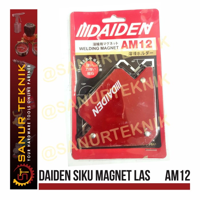 Jual DAIDEN AM12 AM 12 AM-12 Welding Magnet / Siku Magnet Las 25LBS 25 ...