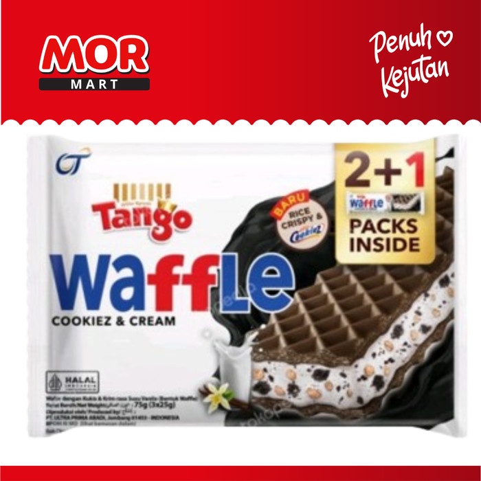 Jual TANGO Waffle Cookies and Cream 3x25g | Shopee Indonesia