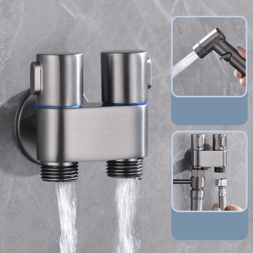 Jual Stop Kran Double Angle Valve Kran Cabang shower Shower Mesin Cuci ...