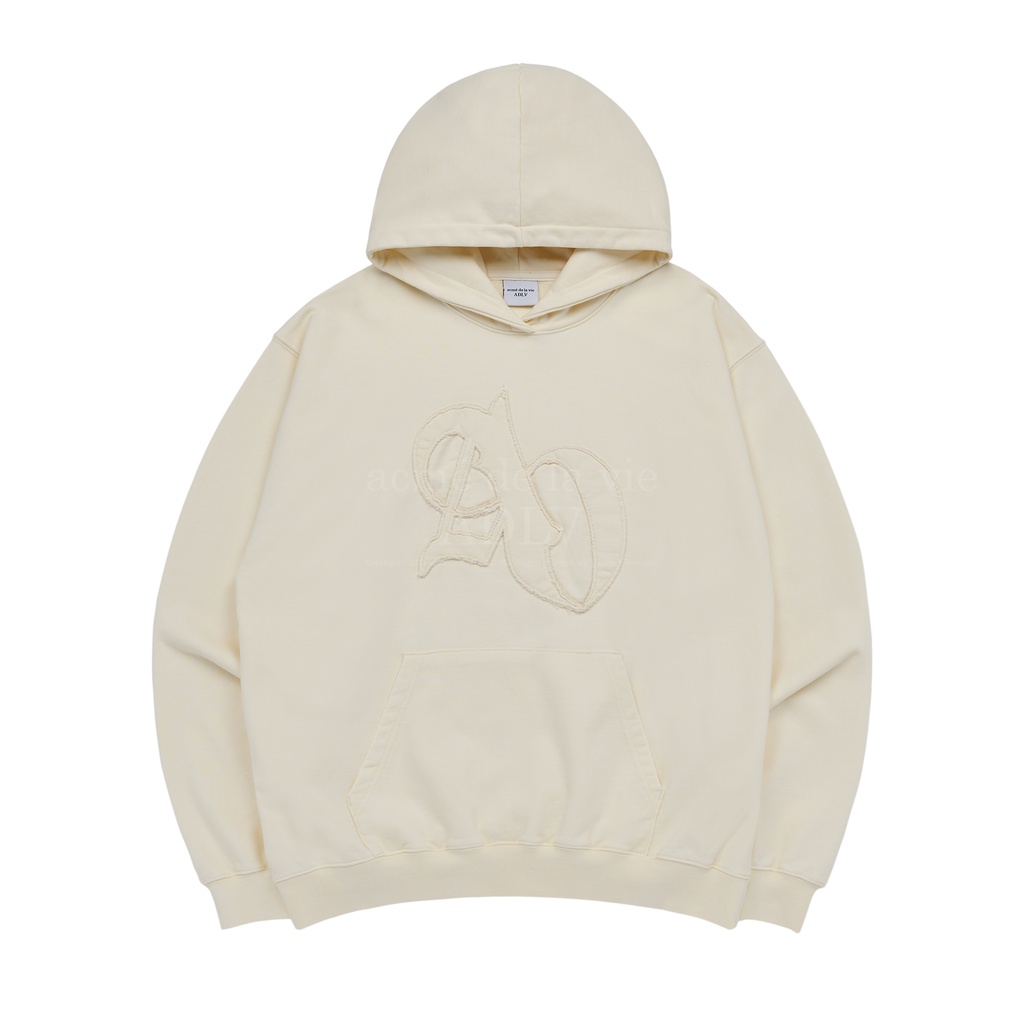 Jual [ADLV] New Symbol Applique Hoodie Cream - Hoodie Oversized Fit ...