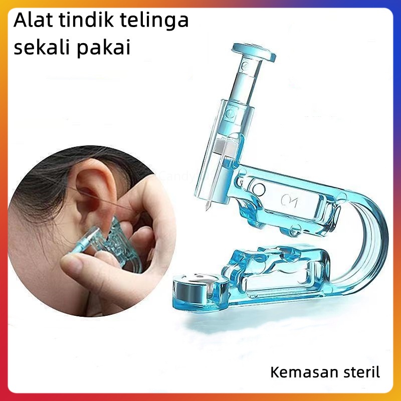 Jual Alat Tindik Telinga sekali Pakai Disposeable Ear Piercing Jarum ...