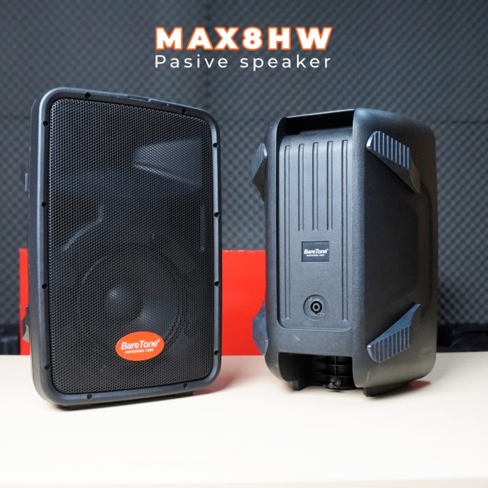 Jual Speaker Pasif BareTone 8 inch 2 Pcs Max 8HW Speaker BareTone Max 8 ...
