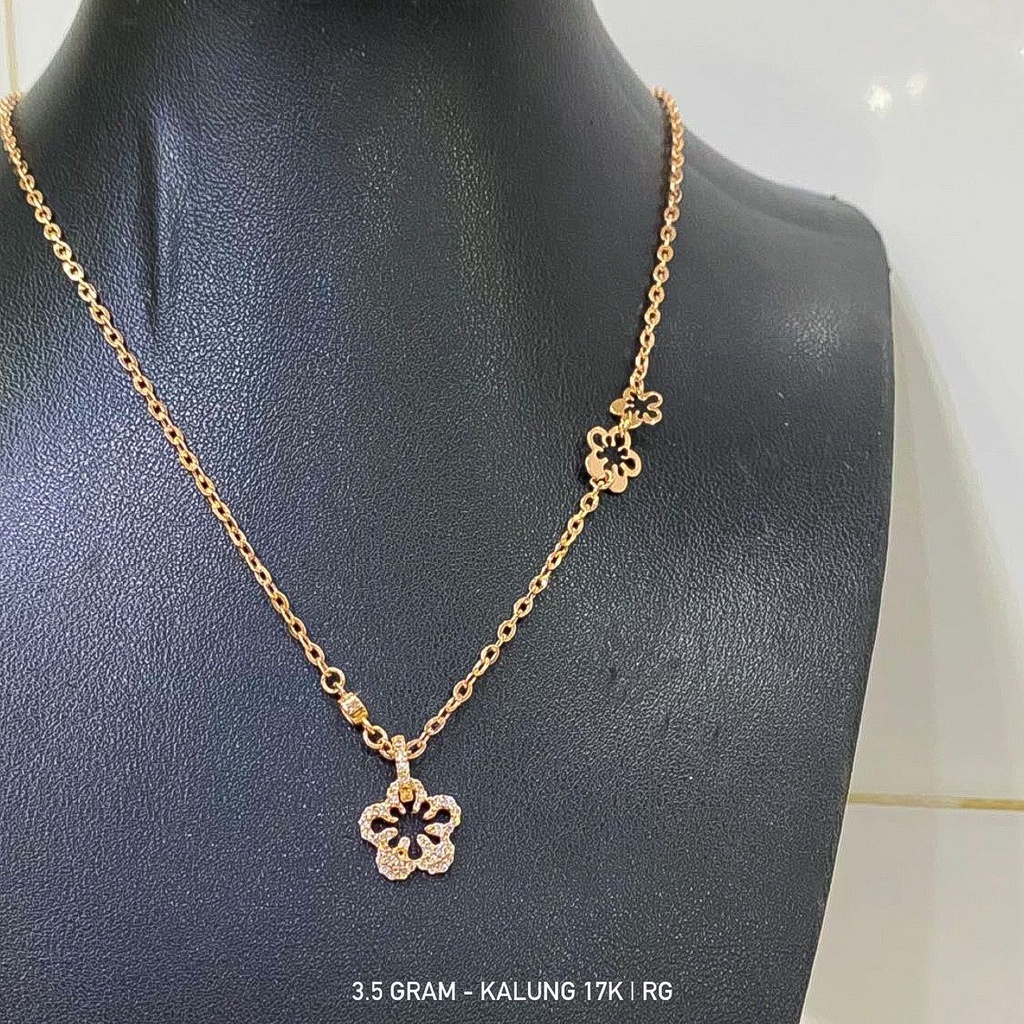 Jual Banyak motif yaa Kalung set anak dan dewasa emas asli kadar 750 75 ...