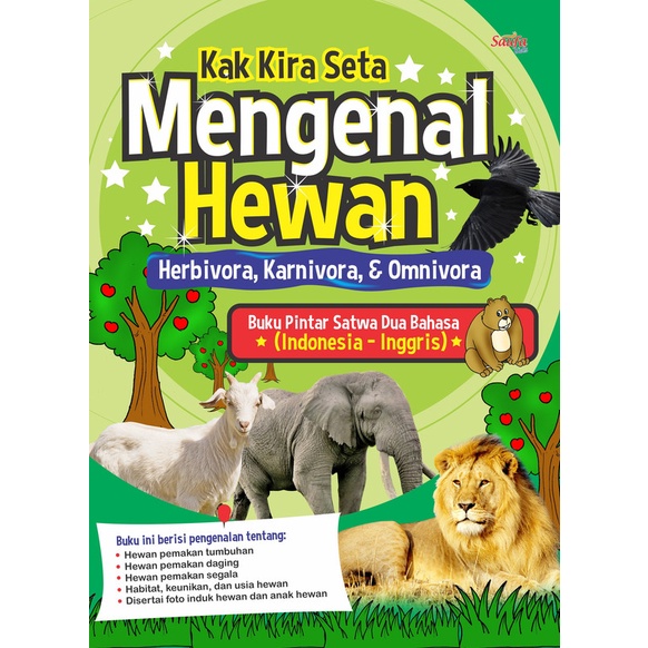 Jual Mengenal Hewan Herbivora, Karnivora, Omnivora - Kak Kira Seta ...