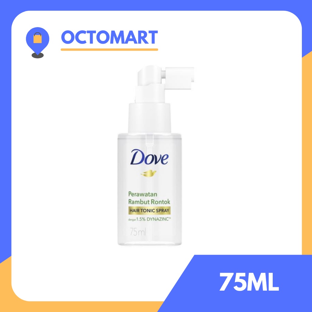 Jual DOVE Hair Tonic Spray 75ML Hairtonic Perawatan Rambut Rontok 75 ML ...