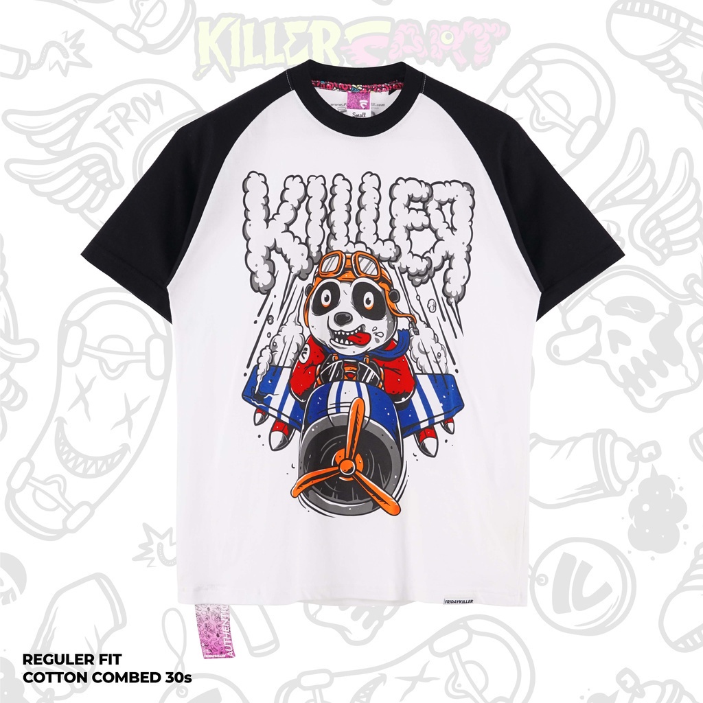 Jual KAOS FRIDAY KILLER | PILOT WHITE | Shopee Indonesia