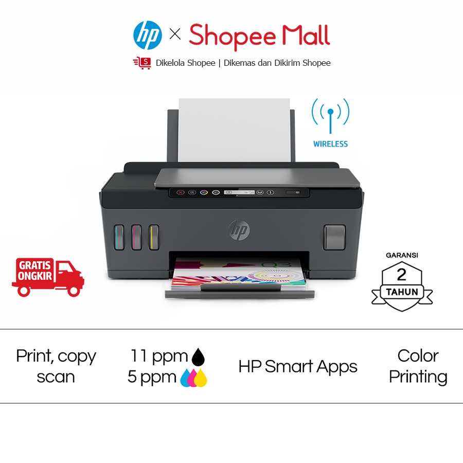 Jual HP Printer Smart Tank 515 (Print, Scan, Copy, Wireless) Murah ...