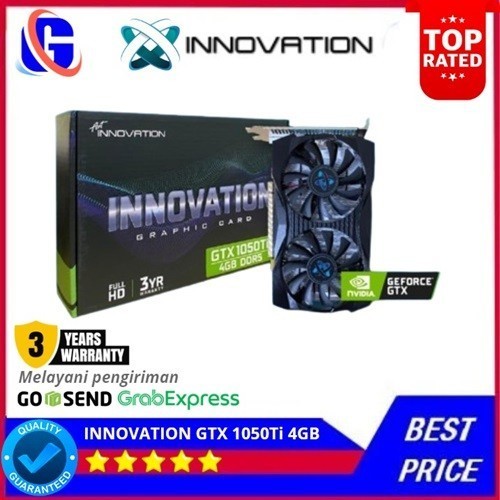 Jual VGA INNOVATION GTX 1050Ti 4GB DDR5 DUAL FAN | Shopee Indonesia