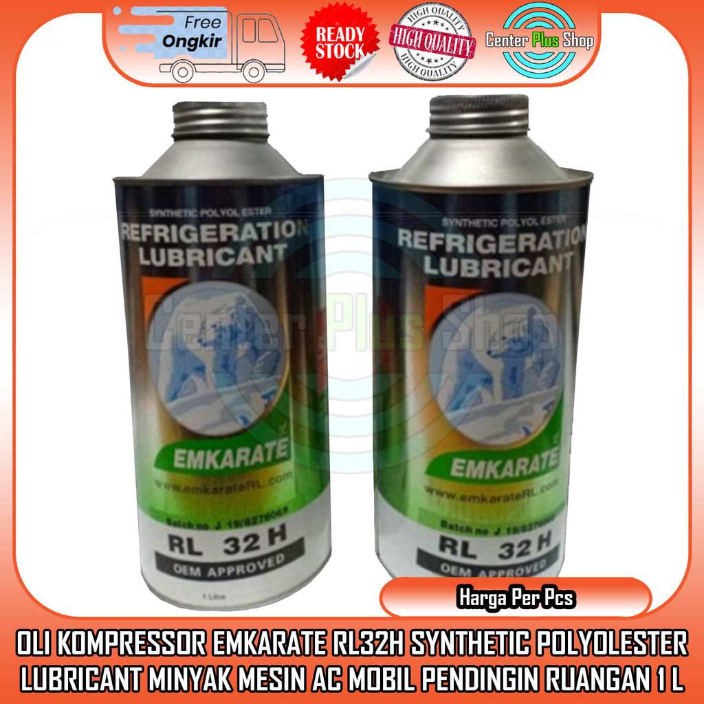 Jual Oil Refrigerant 1 Liter Oli Kompressor Emkarate Rl32h Untuk ...