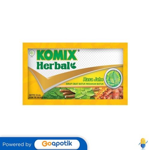 Jual Komix Herbal Rasa Jahe 15 Ml Sachet | Shopee Indonesia
