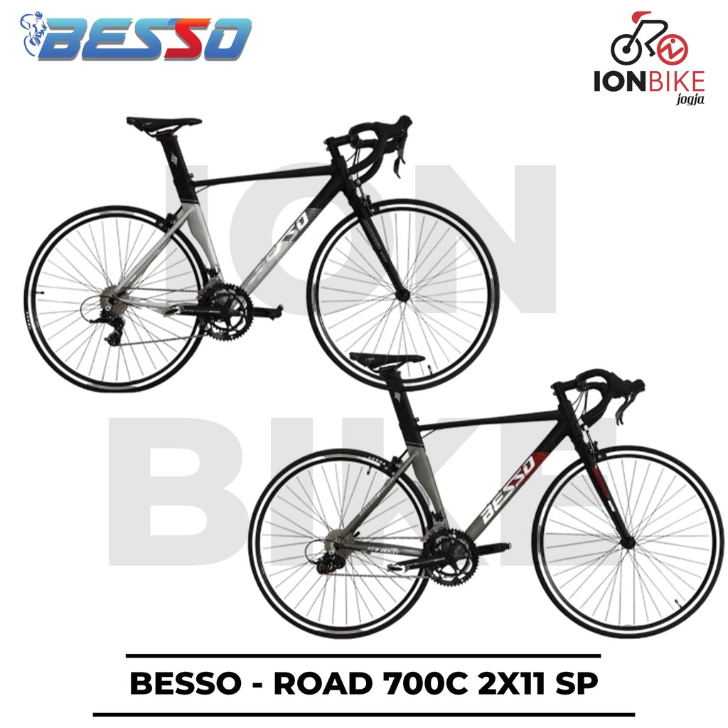 Jual Sepeda Balap Besso 017 700c Alloy 2x11 Speed Roadbike Road Bike ...